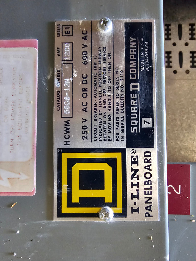 Square D I-Line Panelboard 1200 Amp 600 Volt – IndSurp