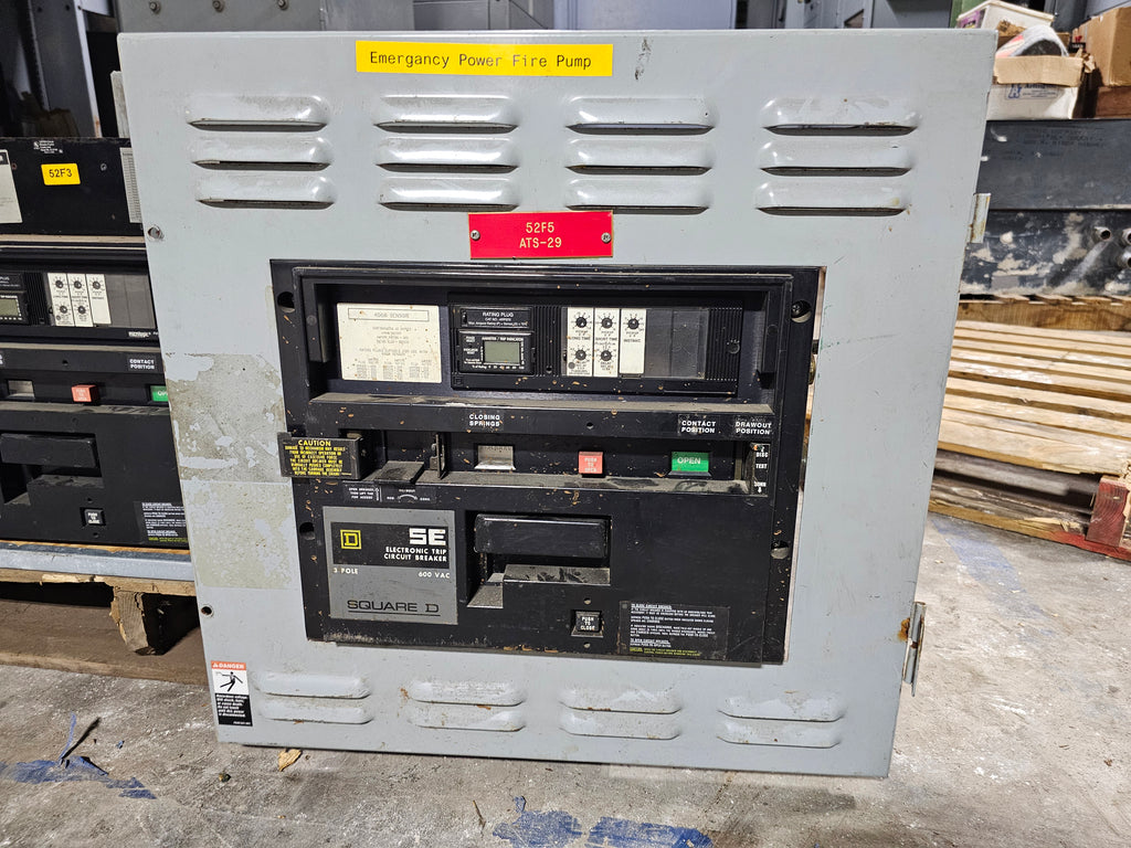 Square D SE Electronic Trip Circuit Breaker 400 Amp 600 Volt 3 Pole ...
