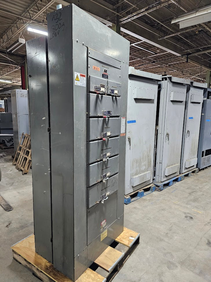 Square D QMB Panel 800 Amp 208Y/120 Volt 3 Phase 4 Wire – IndSurp