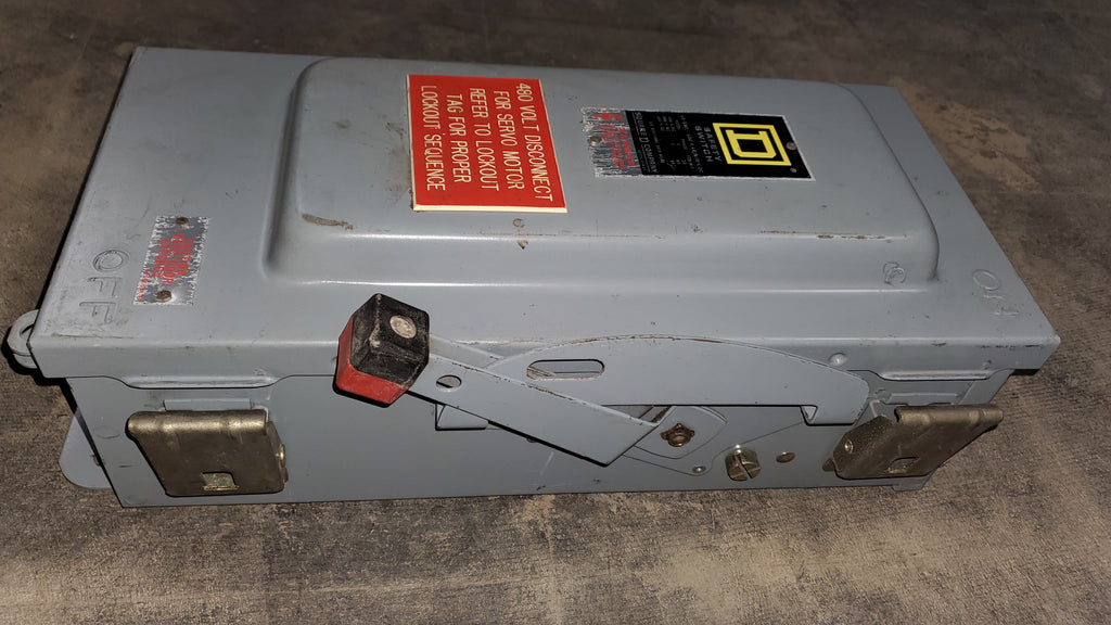 Square D Disconnect 60 Amp 600 Volt Cat# HU362AWK – IndSurp