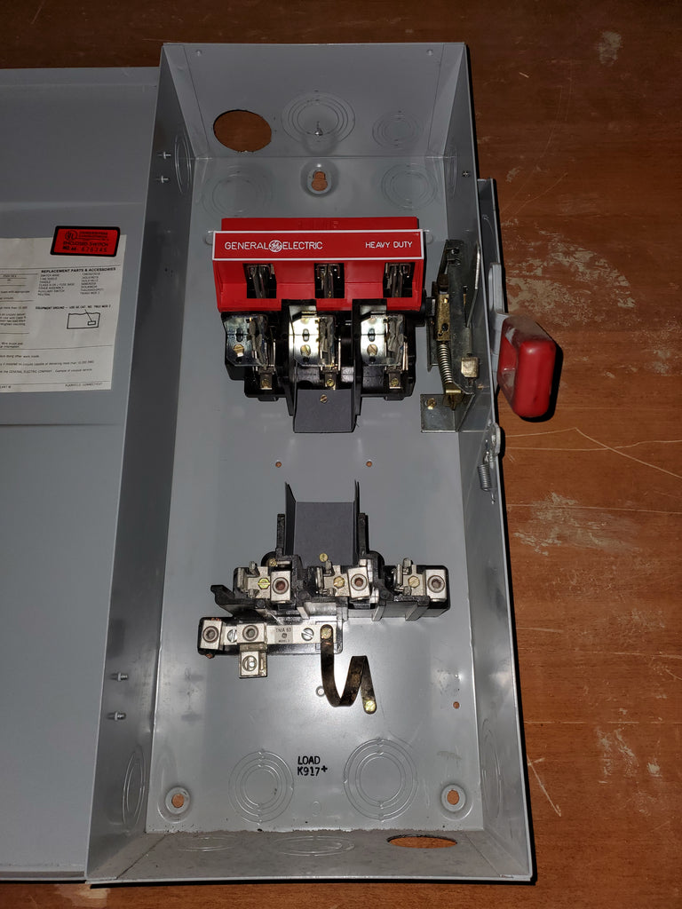 GE Disconnect 100 Amp 600 Volt Cat# TH3363 Model 7 – IndSurp