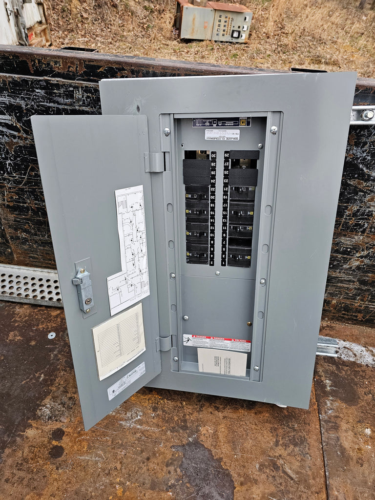 Square D NQOD Panel with Breakers 225 Amp 120/240 Volt 3 Phase 3 wire ...