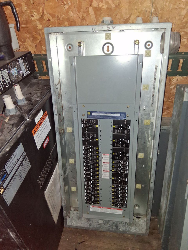 Square D NF 250 Amp Panel With Breakers 600Y/347 Volt 3 Phase 4 Wire ...