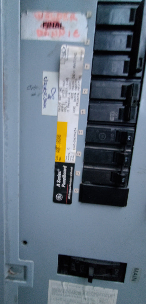 GE 225 Main Panel With Breakers 208Y/120 Volt 3 Phase 4 Wire – IndSurp