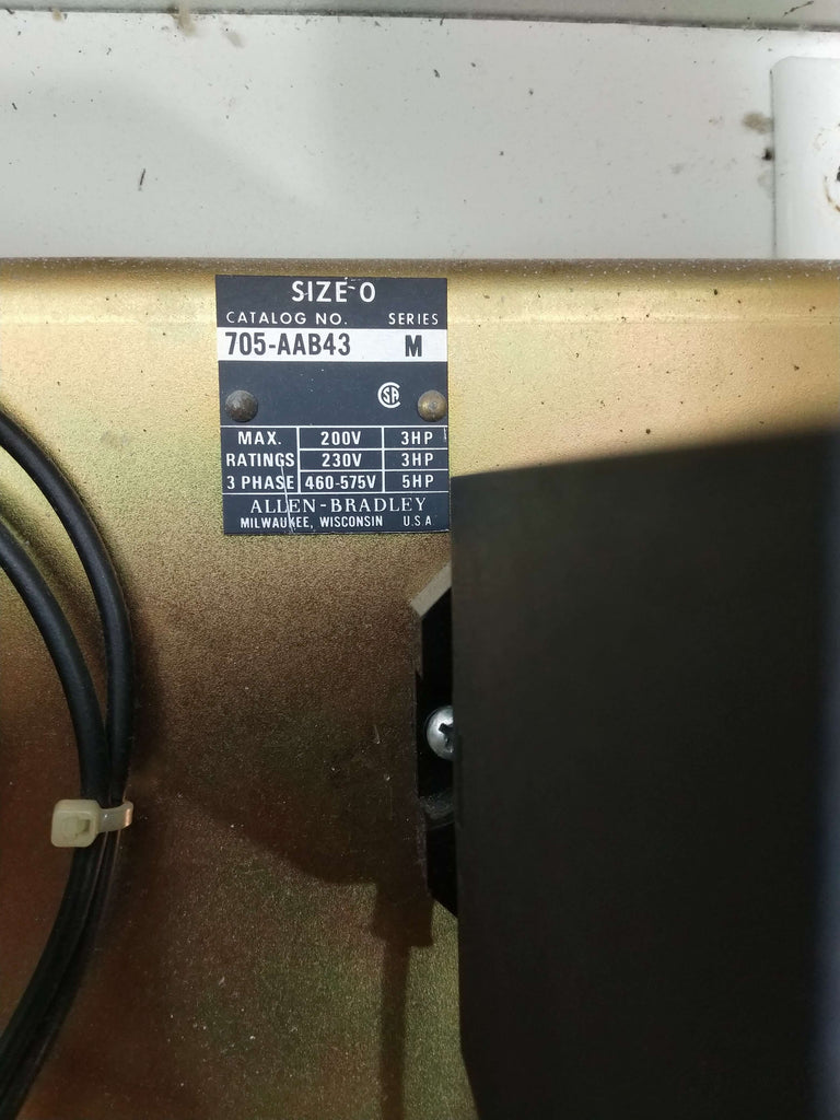 Allen-Bradley Motor Starter 200 Amp 3 Phase – IndSurp