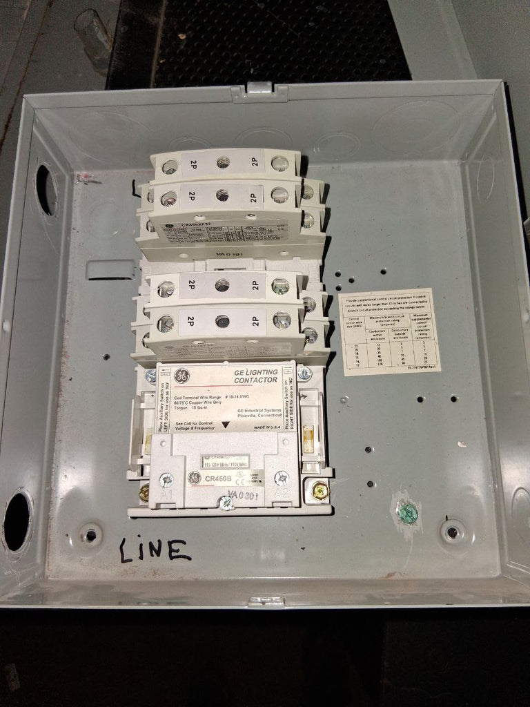 GE CR460B Lighting Contactor Coil Volt 115-120 50/60 Hz – IndSurp
