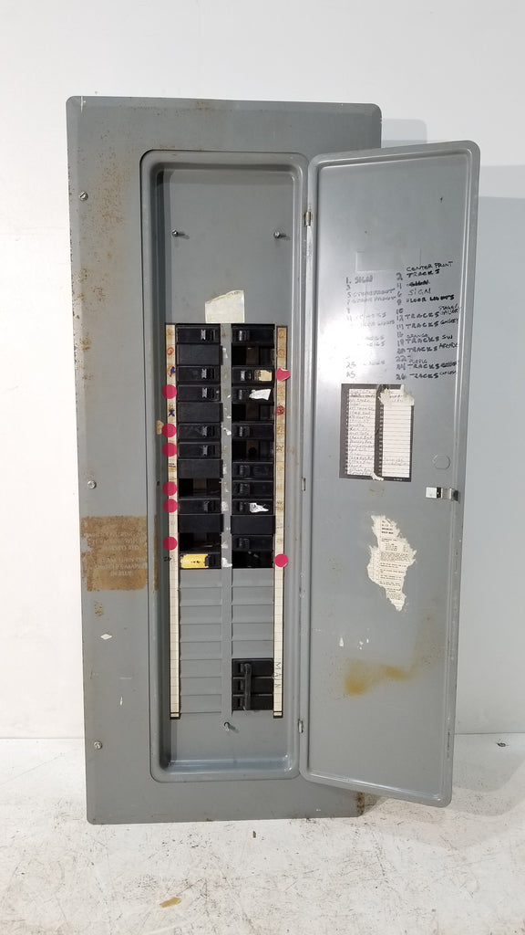 Sylvania Panel With 100 Amp Main & Breakers 240 Volt 3 phase 4 Wire ...