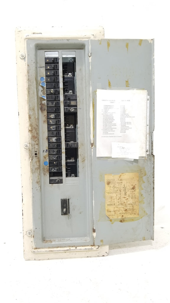 Panel With 225 Amps Main & Breakers 240 Volts 3 Phase 4 wire – IndSurp