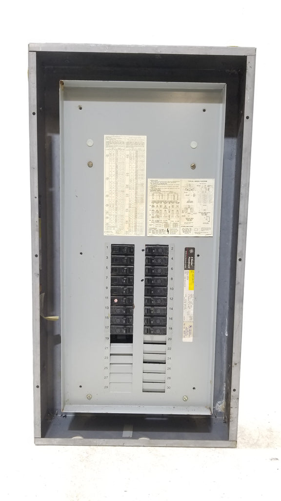 GE Panel With Breakers ! 125 Amp 208Y/120 Volt 3 Phase 4 Wire – IndSurp