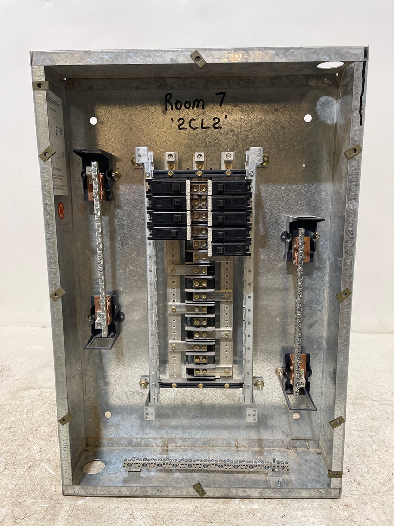 Westinghouse 100 Amp Panel With Breakers 208Y/120 Volt 3 Phase 4 Wire ...