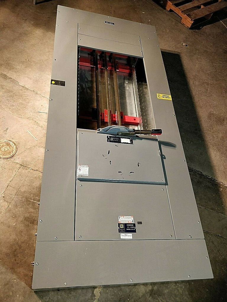 Square D QMB Panel Cat# 12-4982420-BE0 600 Amps 208/120 Volt W/600A Ma ...