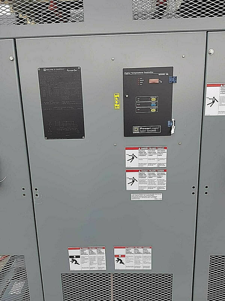 Square D 1000 KVA Power- Dry Transformer 4160-480/277 Volt 3 Phase Yea ...