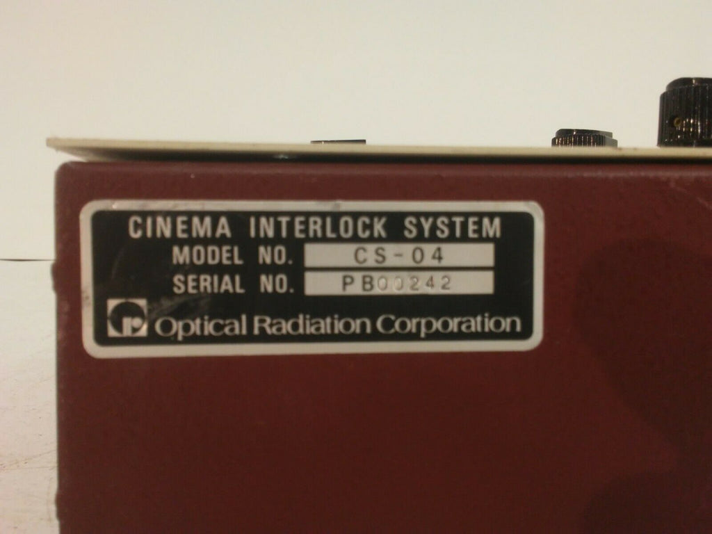 Cinema Interlock System Model# CS-04 Serial# PB00242 – IndSurp