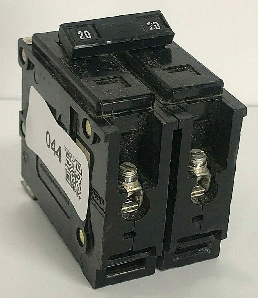 Cutler Hammer 20 Amp 120/240 Volt HACR Circuit Breaker 2 Pole Cat# ZD ...