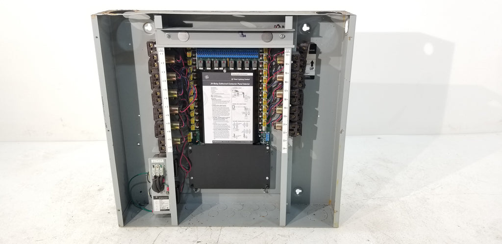 GE Relay Softwired Contactor Panel Interior – IndSurp