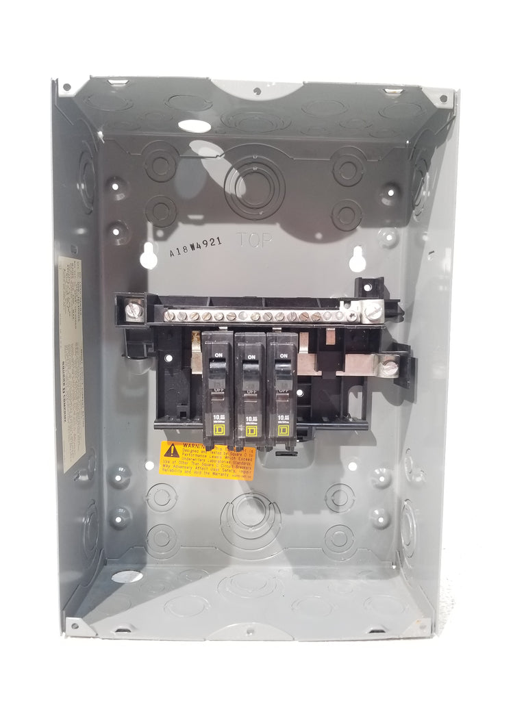 Square D QO Panel With 100 Amp Main & Breakers 120/240 Volt 1 Phase 3 ...