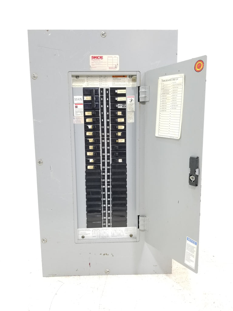 CH/Cutler Hammer PRL1 Panel With 80 Amp Main & Breakers 208Y/120 Volt ...