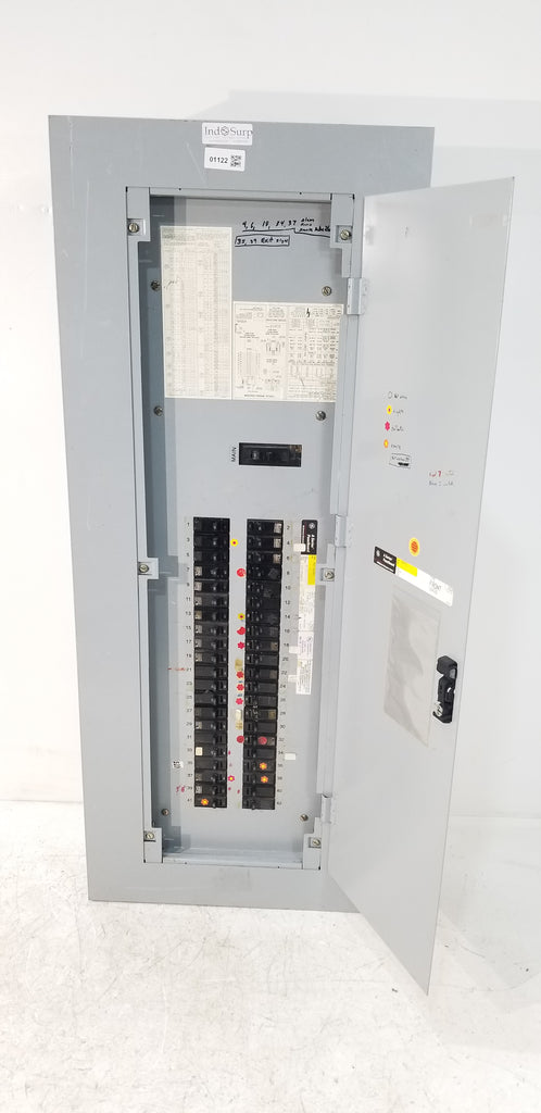 GE Panel With 225 Amp Main & Breakers 208Y/120 Volt 3 Phase 4 Wire ...