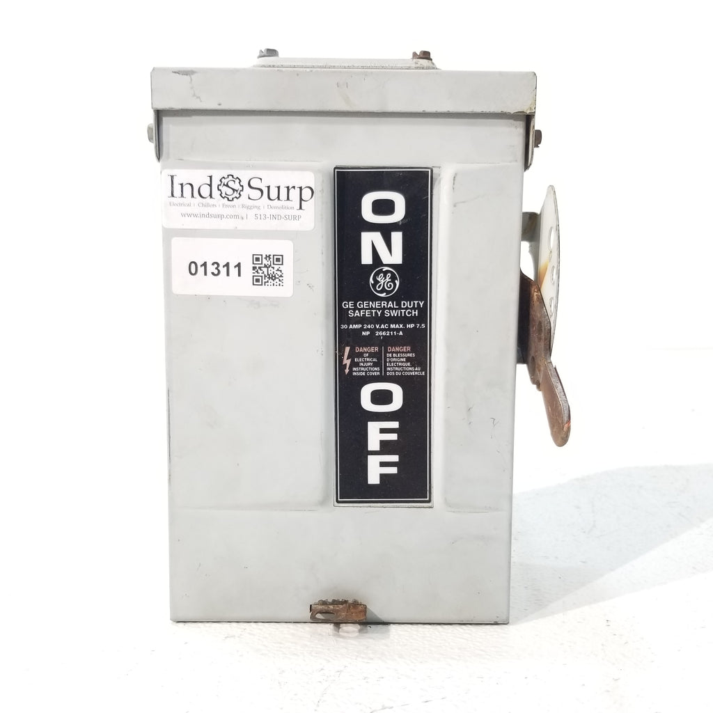 GE Disconnect 30 Amps 240 Volts – IndSurp
