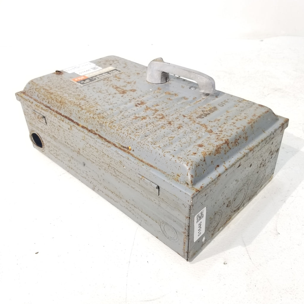 Federal Pacific Disconnect 60 Amp 600 Volt 3 Phase – IndSurp