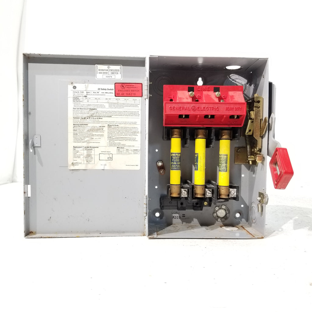 GE Disconnect 30 Amps 600 Volts Fused – IndSurp