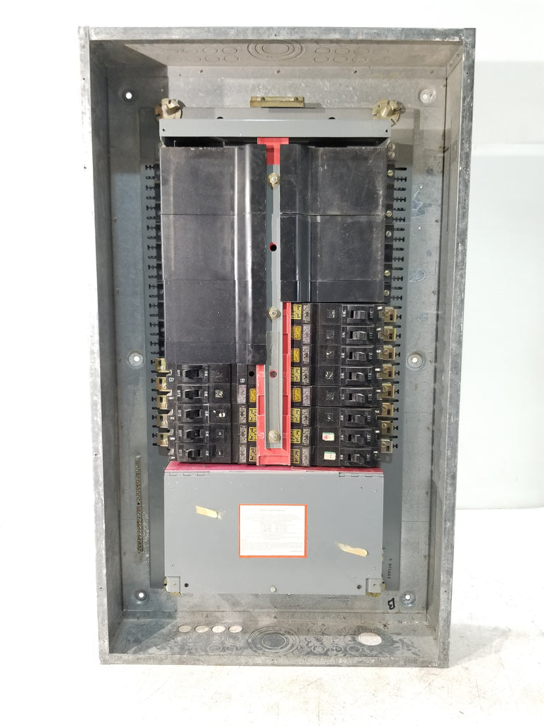 Square D Panel With Breakers! 225 Amps 600 Volts – IndSurp