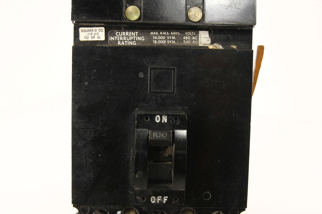 Square D Circuit Breaker 100 Amp 480 Volt 3 Pole – IndSurp